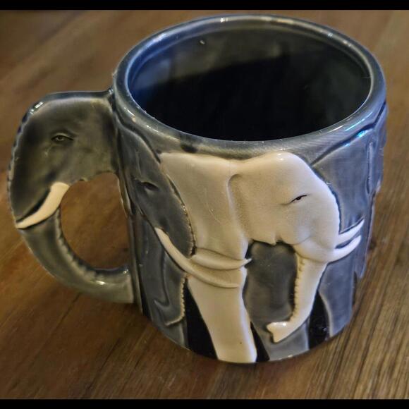 Otagiri | Other | Vintage Tom Taylor Otagiri 3d Elephant Gray Ceramic ...